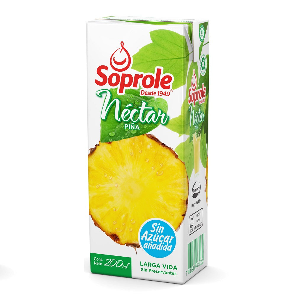 Jugo Néctar En Cajita Piña 200 Cc