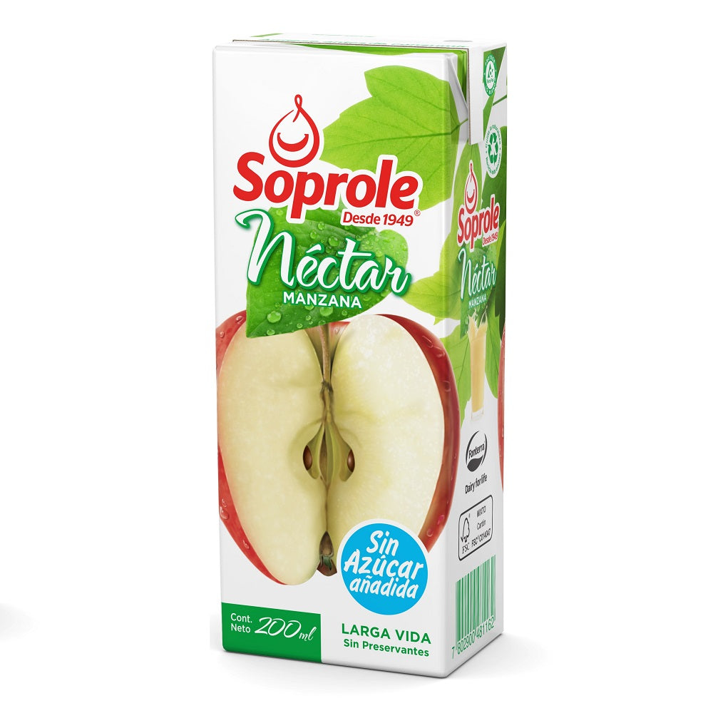 Jugo Nectar En Cajita 200 Cc Manzana