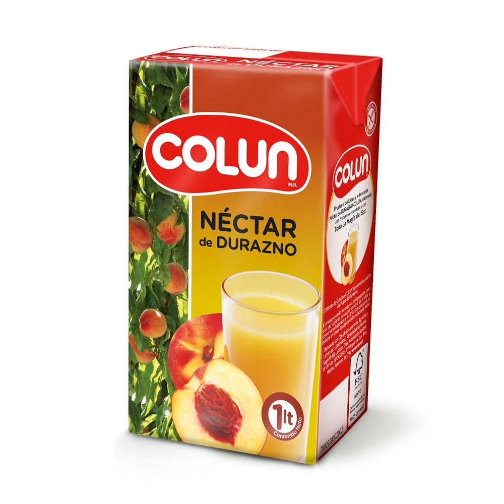 Jugo Nectar En Caja 1 Lt Durazno